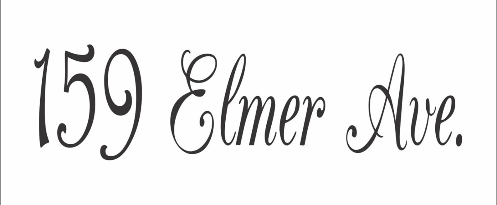 Custom ADDRESS Stencil, Mailbox Address, Custom Stencil, Create Address ...