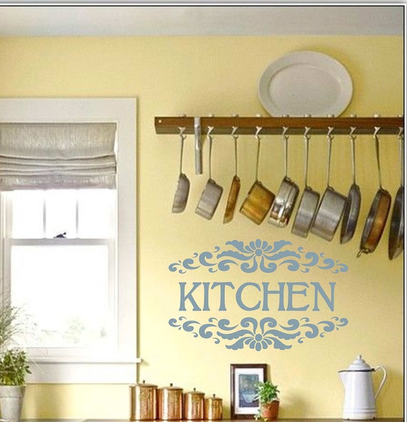 KITCHEN Stencil Reusable STENCIL 7 Sizes Available Double | Etsy