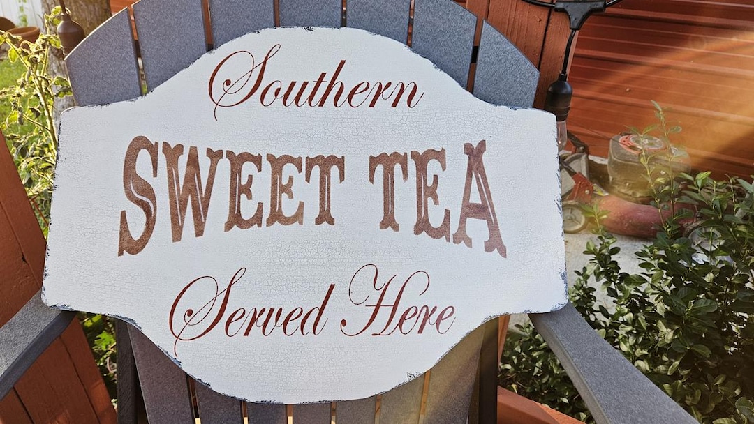 Southern SWEET TEA Stencil, Sweet TEA Stencil, Farmhouse Wall Decor ...