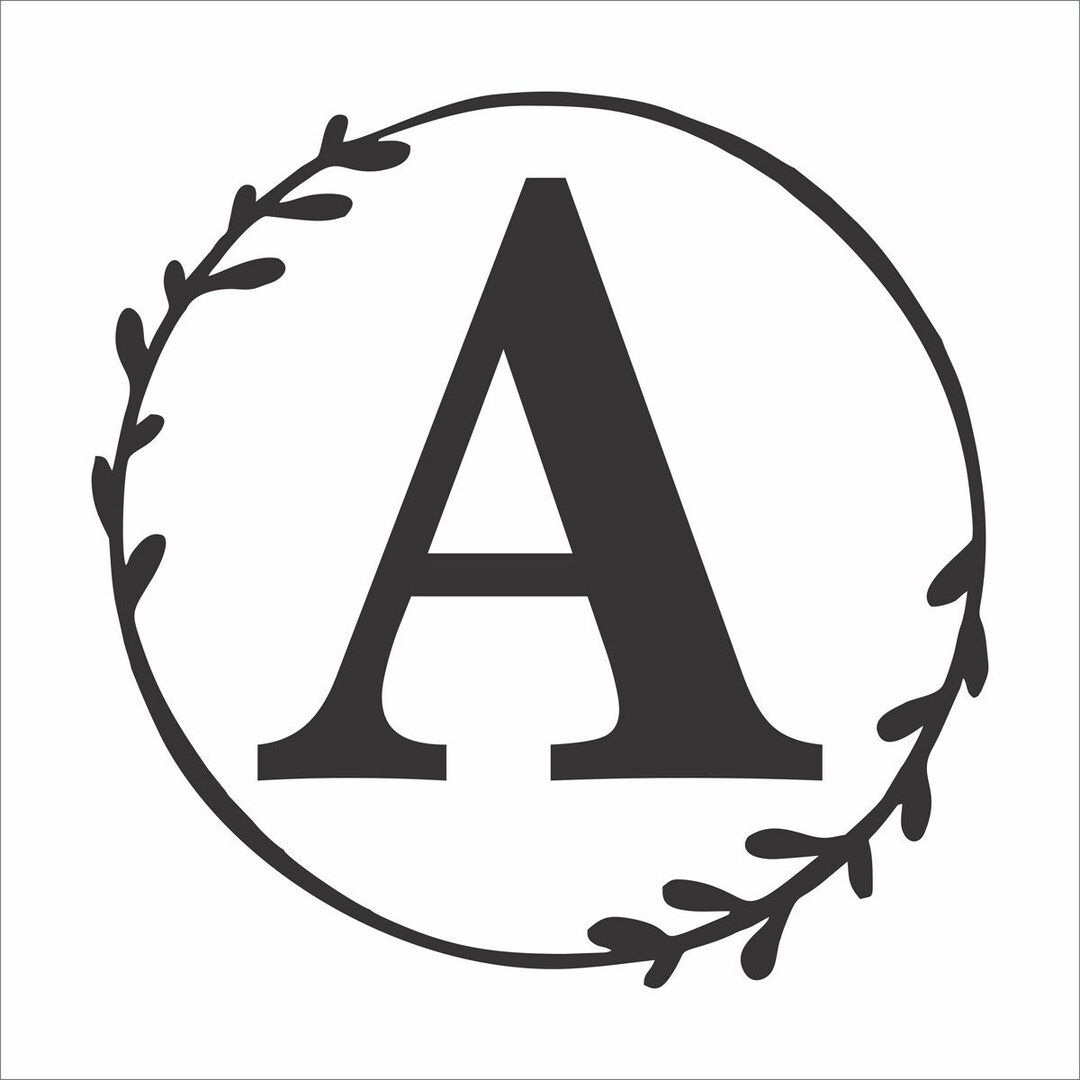 Monogram Sign Stencils, Paint Monogram Signs, Custom Monogram Stencils ...