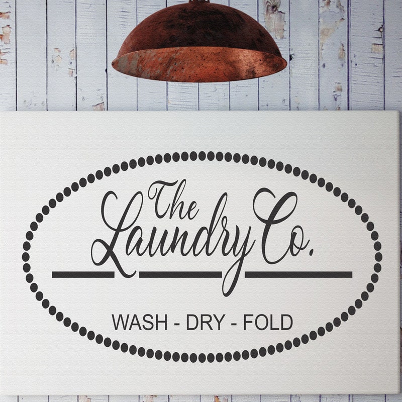 Laundry Stencil - Etsy