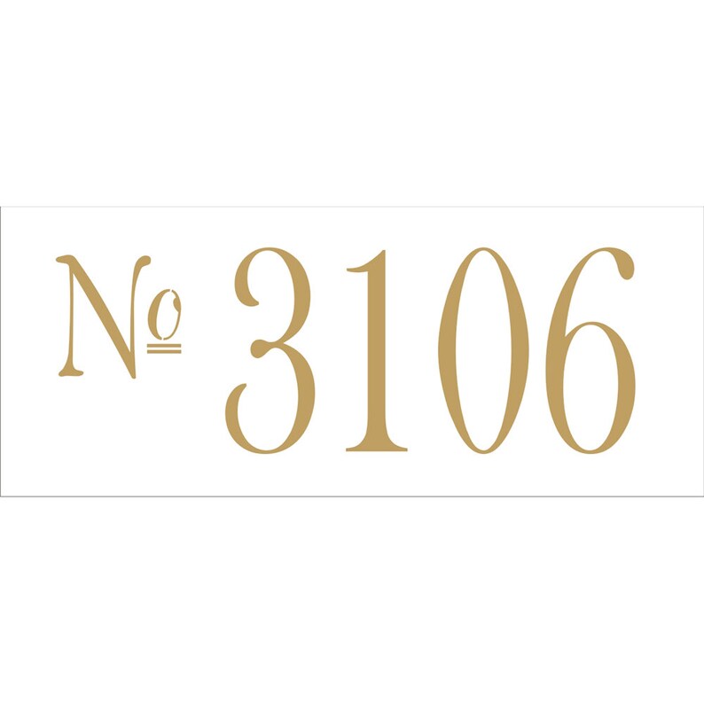 Numbers Stencil, Numbers, Custom Address Stencil, Custom Mailbox ...