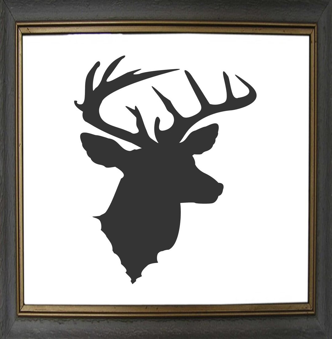 BUCK Sign Stencil, Stag Stencil, Buck, Antlers, Antler Stencil, Paint ...