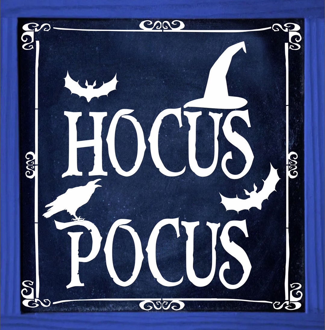 Halloween Stencils | Paint HOCUS POCUS Signs | Halloween Decor, Witch ...