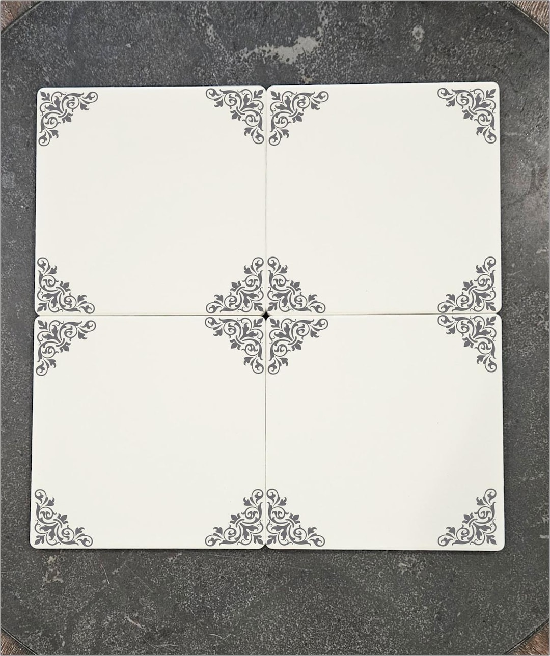 CHANTILLY Lace Tile Stencil - Tile Stencil - Stencil to Paint Floor ...