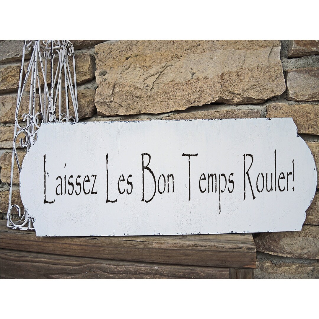 Laissez Les Bons Temps Rouler Stencil, Let the Good Times Roll ...