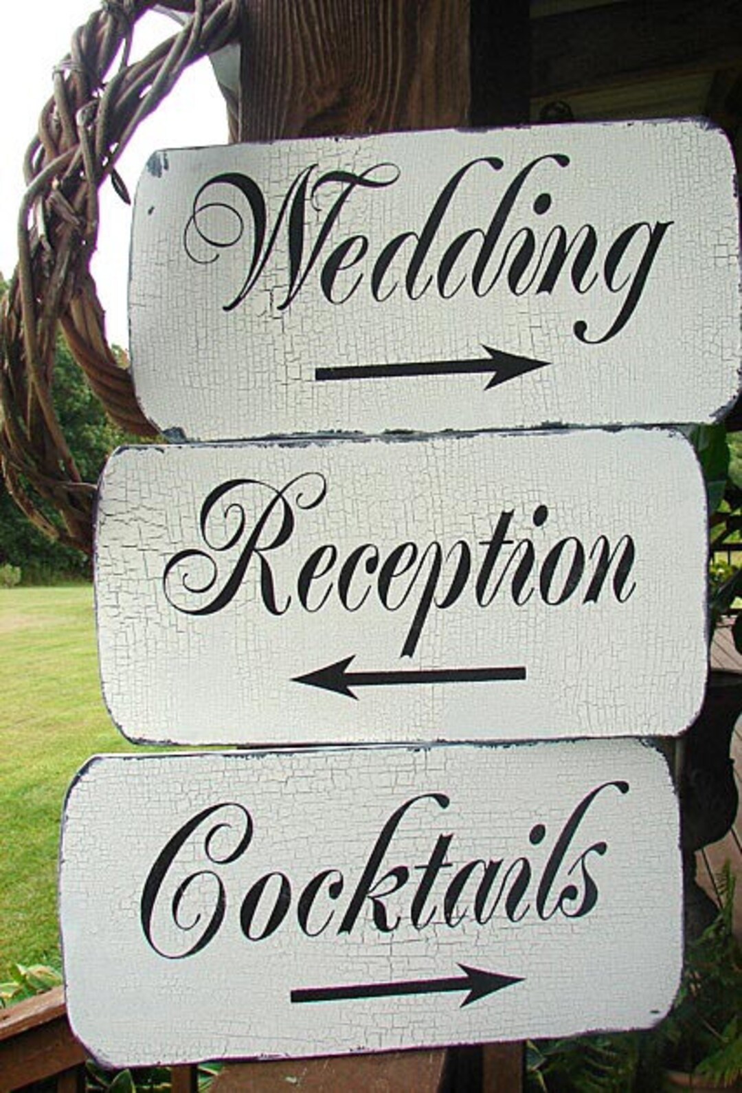 Barn Wedding Sign Stencil , Cocktails Stencil, Reception Decor ...