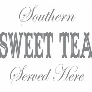 Southern SWEET TEA Stencil, Sweet TEA Stencil, Farmhouse Wall Decor ...