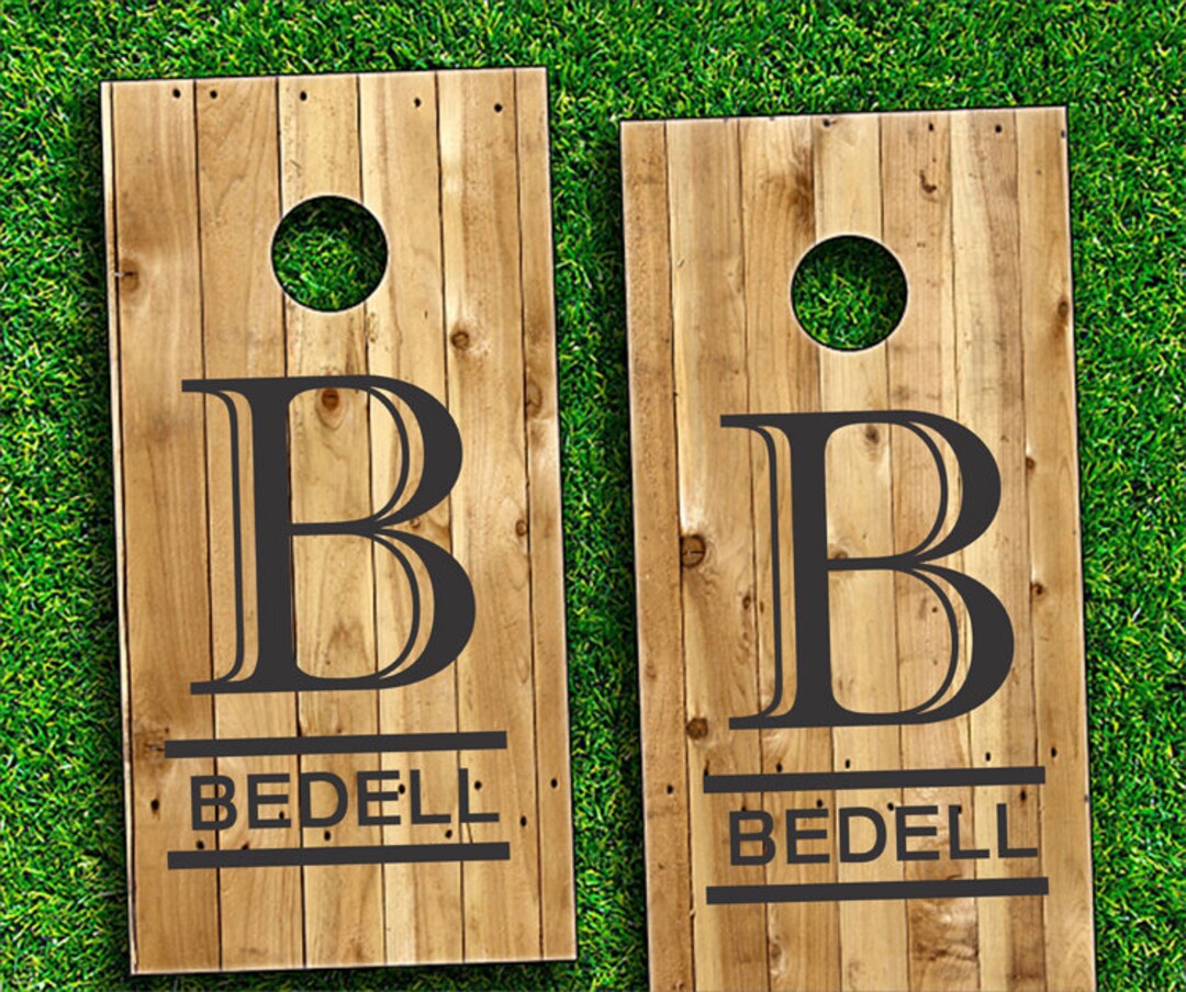 Custom Cornhole Board Stencil - Paint Custom Cornhole Boards - Paint ...