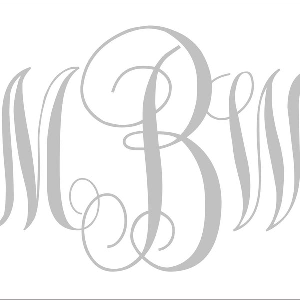 Monogram Stencil - Etsy