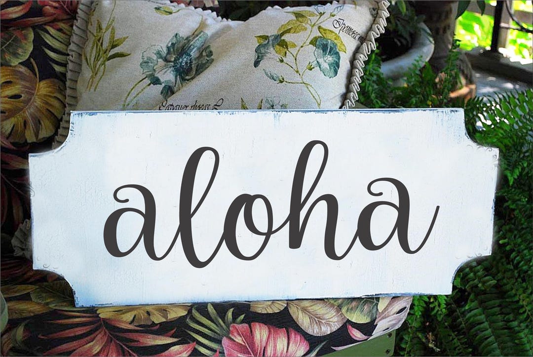 ALOHA Stencil- Aloha - Maui STENCIL - Hawaii - Reusable 10 Sizes ...