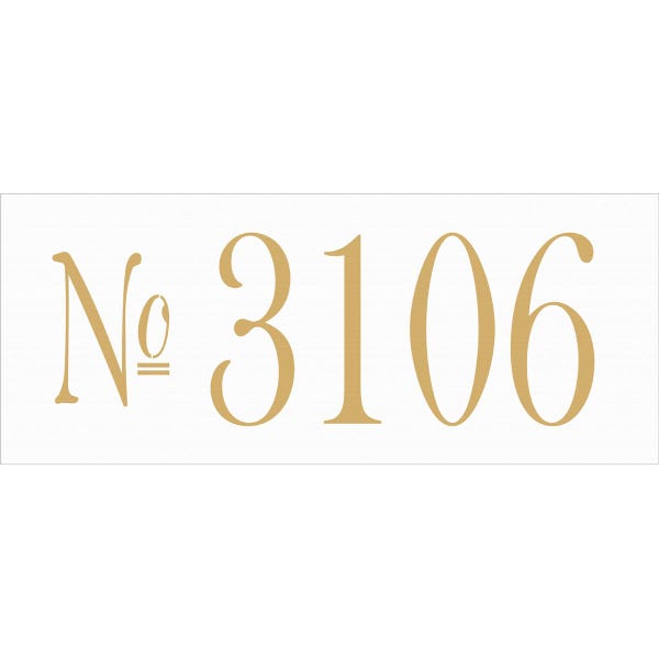 Colonial House Numbers - Etsy