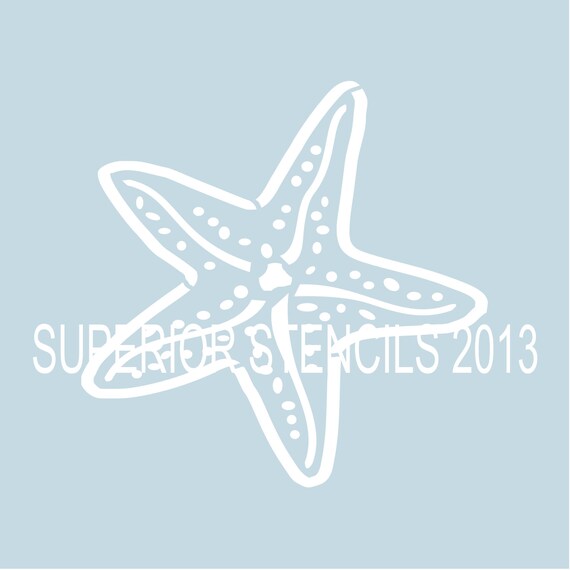 Starfish Stencil