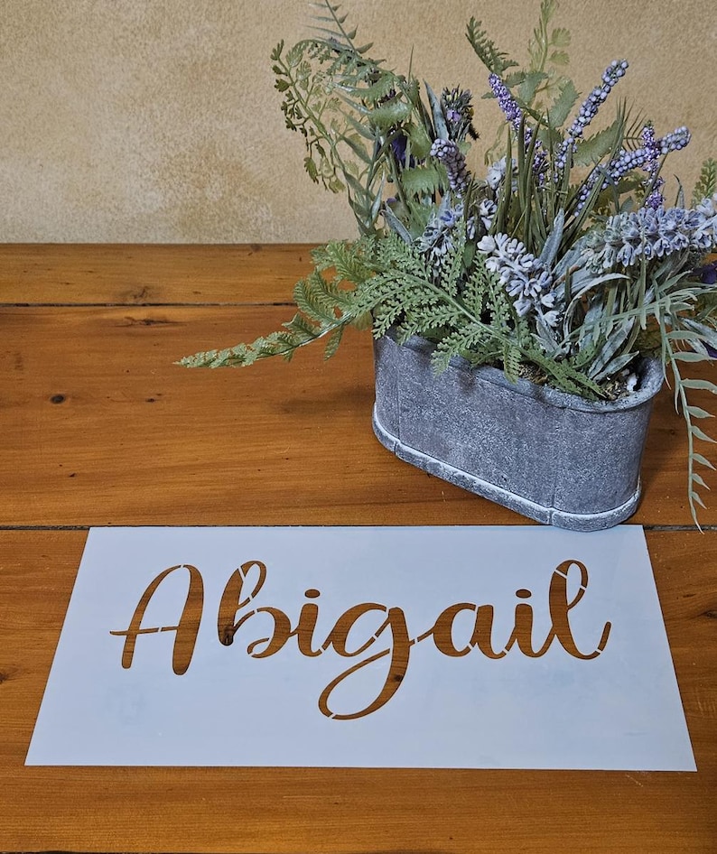Custom Name or Names Stencil - Custom Stencil for Painting - Reusable ...