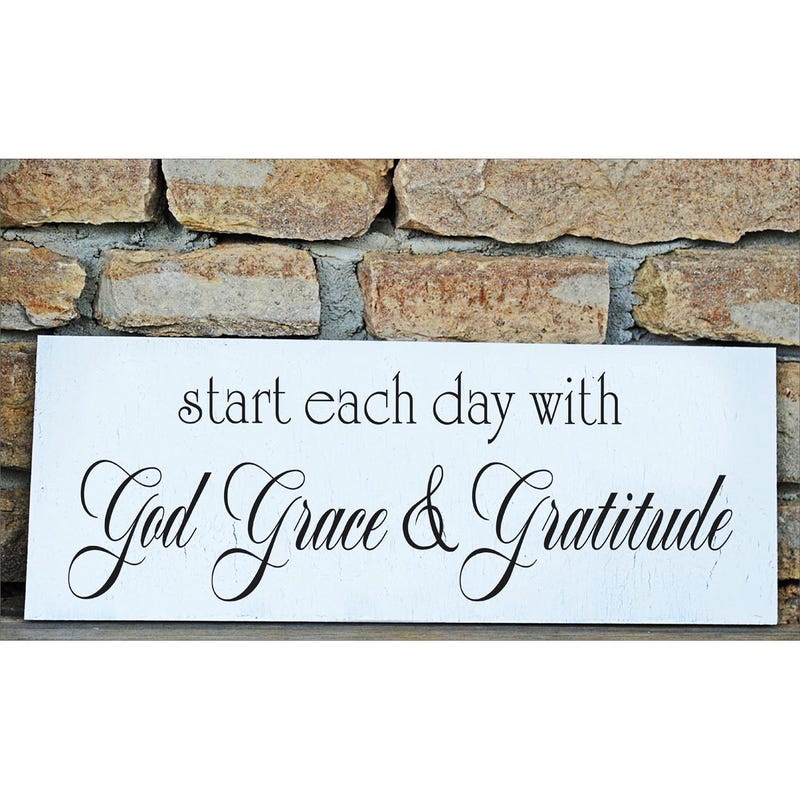 Grace and Gratitude Sign - Etsy