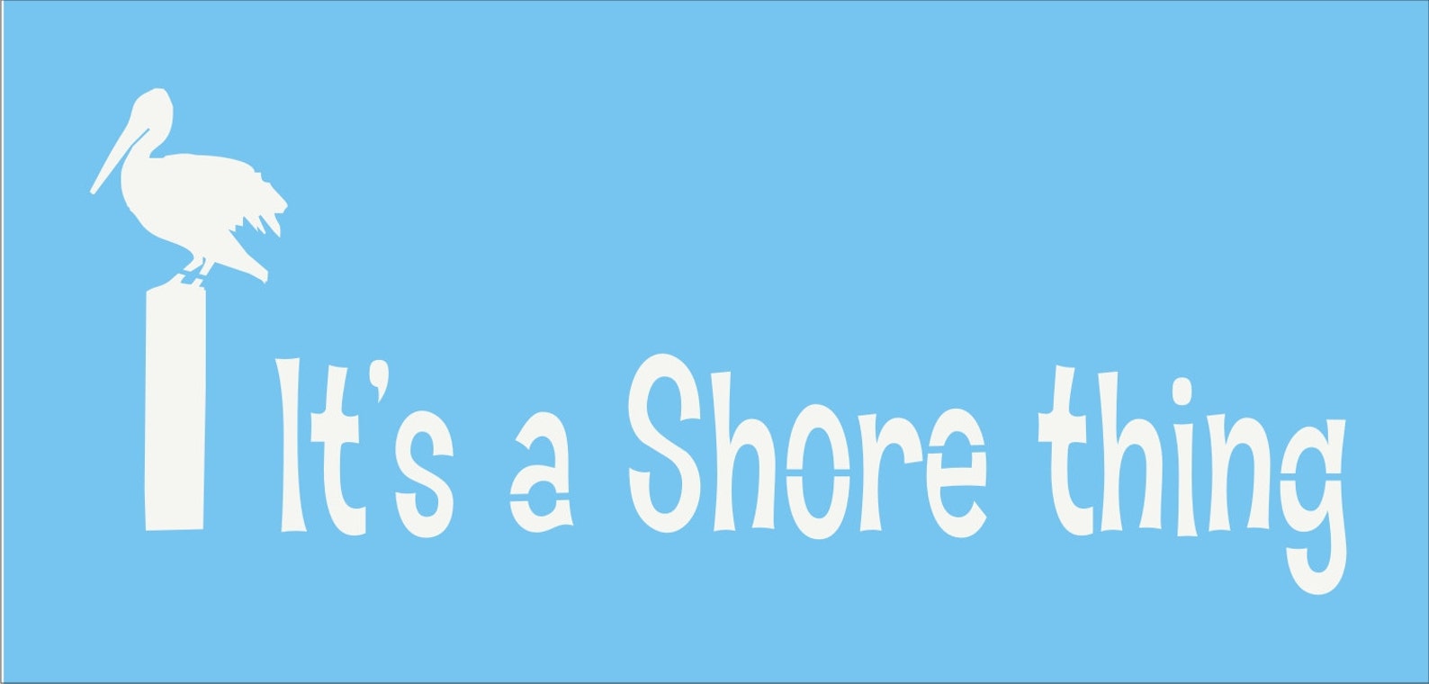 ITS a SHORE Thing Stencil Beach Stencil reusable | Etsy