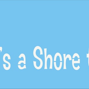 ITS a SHORE Thing Stencil - Beach Stencil **reusable STENCIL ...