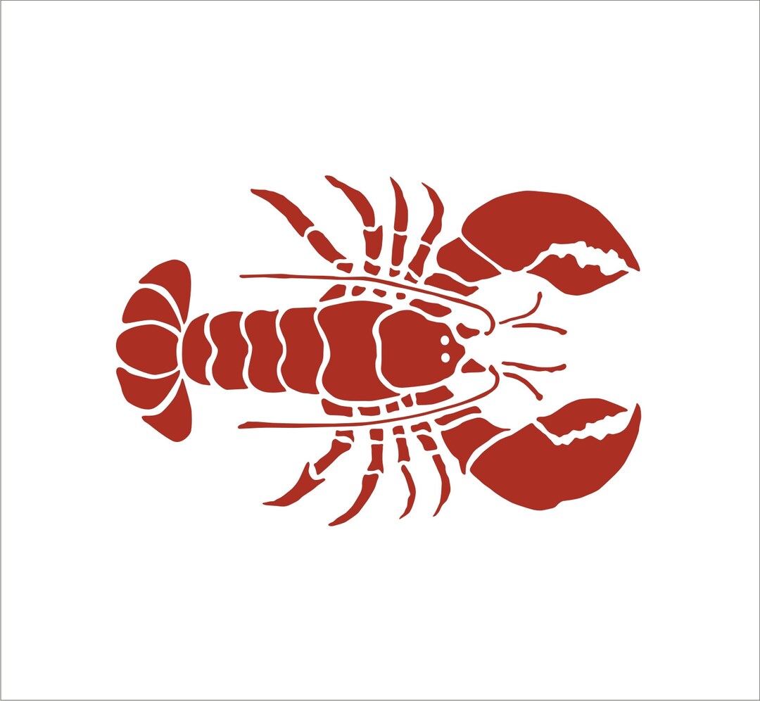 Lobster Stencil, Lobster, Lobster Pattern, Paint Beach Signs, Lobster ...