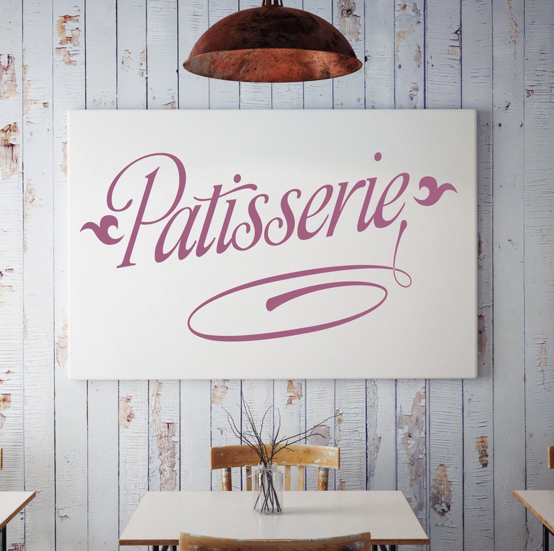 PATISSERIE Stencil Bakery Farmhouse Kitchen Kitchen Stencils Paint ...