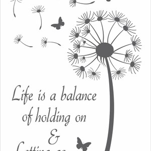 Life is a Balance Stencil - Farmhouse Decor - Kitchen Stencils - Paint ...