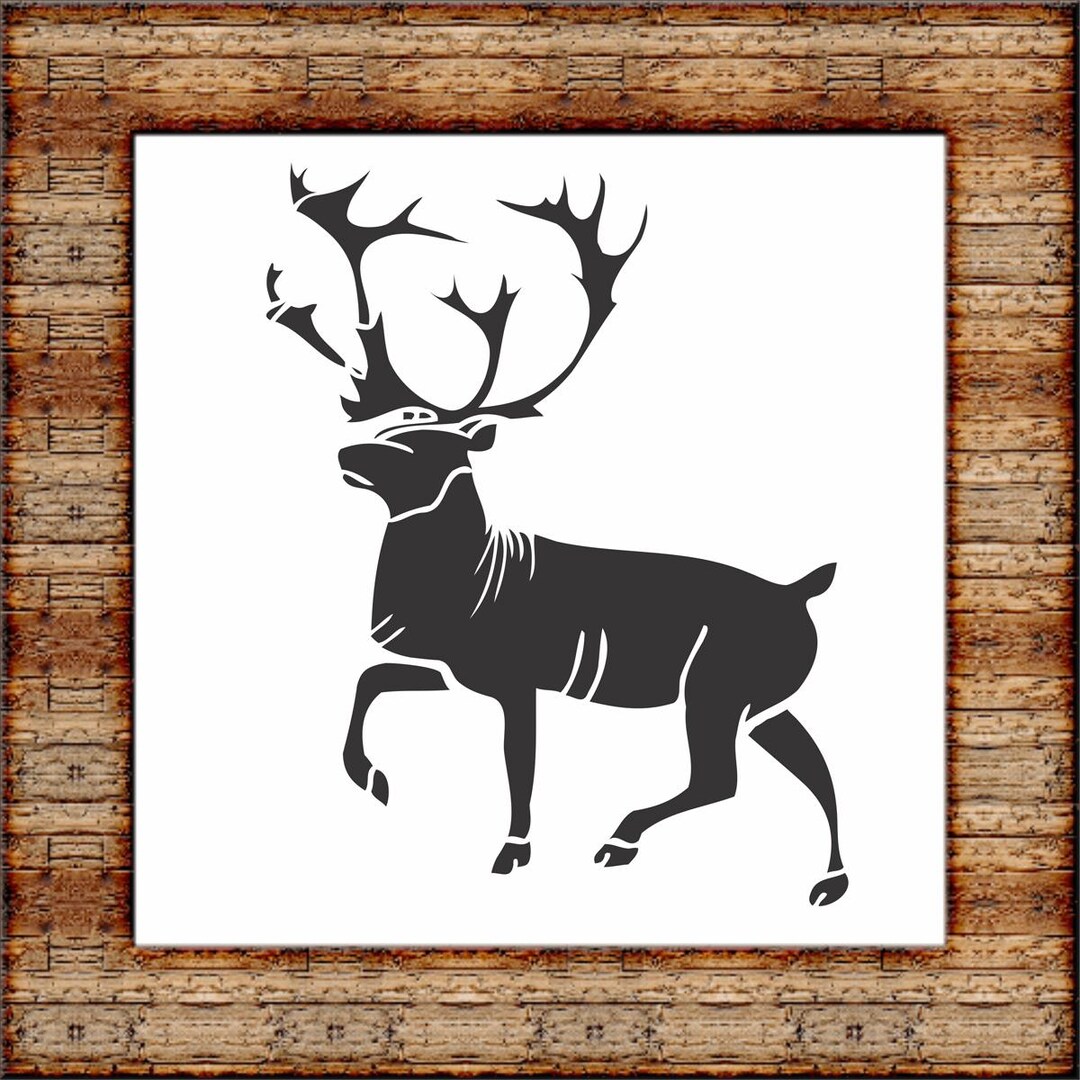 BUCK Stencil - Buck Wall Stencil - Paint Cabin Signs - Lake Sign ...