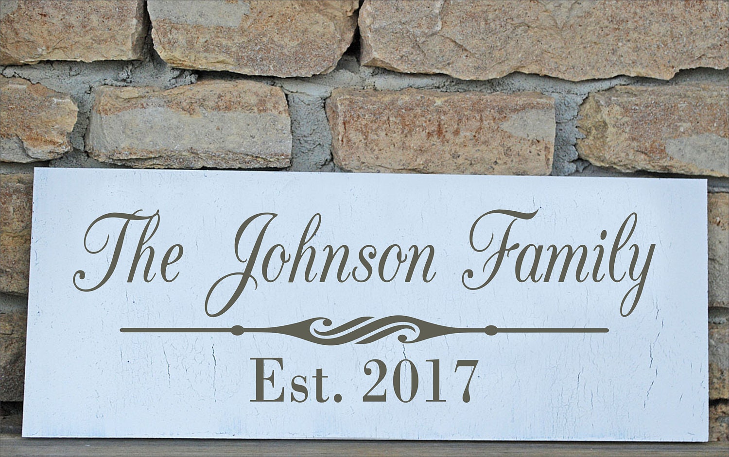 Custom Family Sign REUSABLE Stencil 6 Sizes Available | Etsy