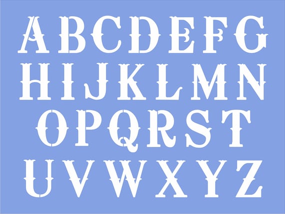 Cute Letter Stencils