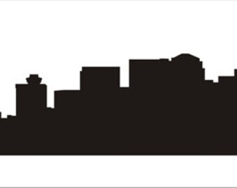 Boston Skyline 783-A375 Stencil - Etsy