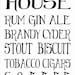 PUBLICK HOUSE Sign Stencil - Colonial Sign Stencil - Tavern Stencil ...