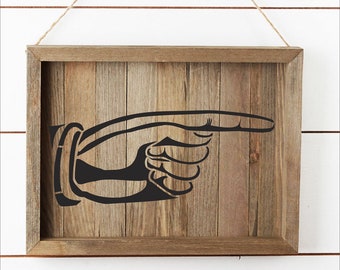 Vintage Hand Pointing Finger - Etsy