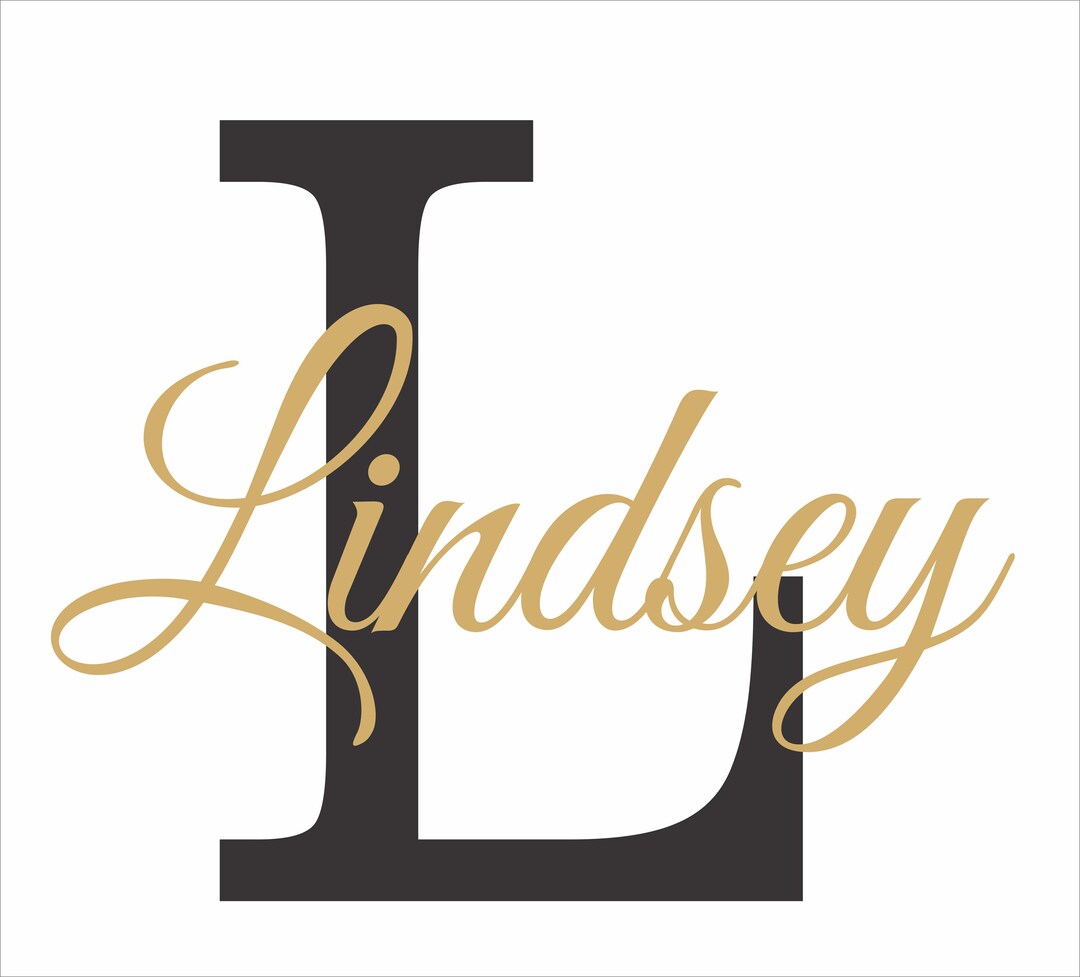 Custom Monogram Stencil - Wall Stencil - First Name Stencil - Create ...