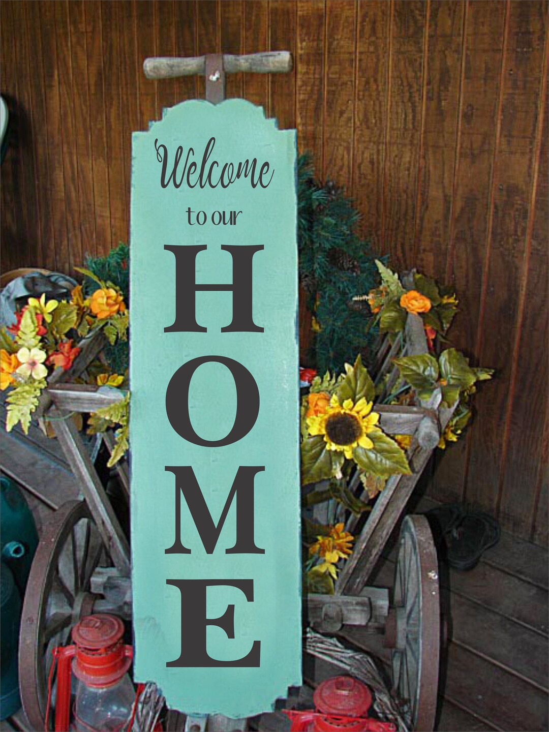 Welcome to Our HOME Stencil - Paint Door Signs, Paint Welcome Signs ...
