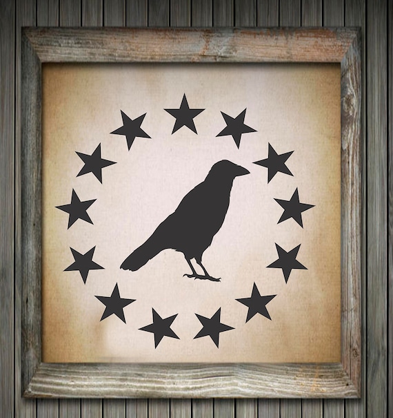 Primitive Crow Stencils