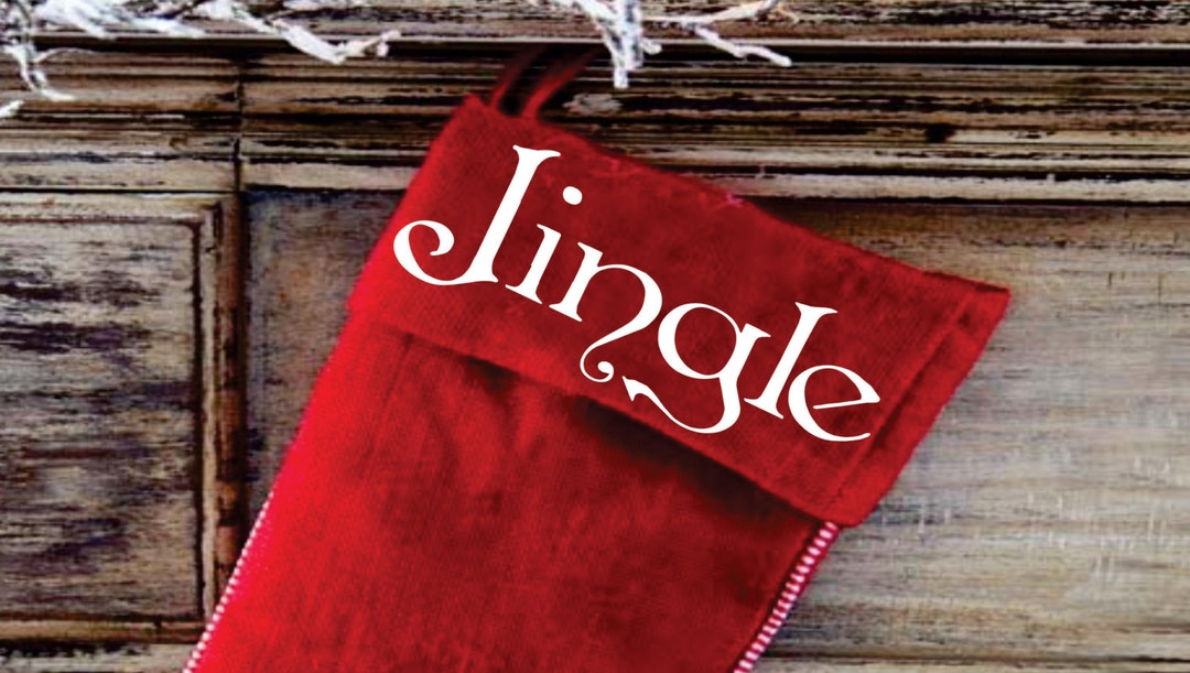 Jingle Stencil Jingle Christmas Create Christmas Signs Jingle Bells ...