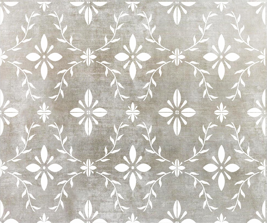 Tile Stencils - Painting Floors - Painting Tile - Floor Painting ...