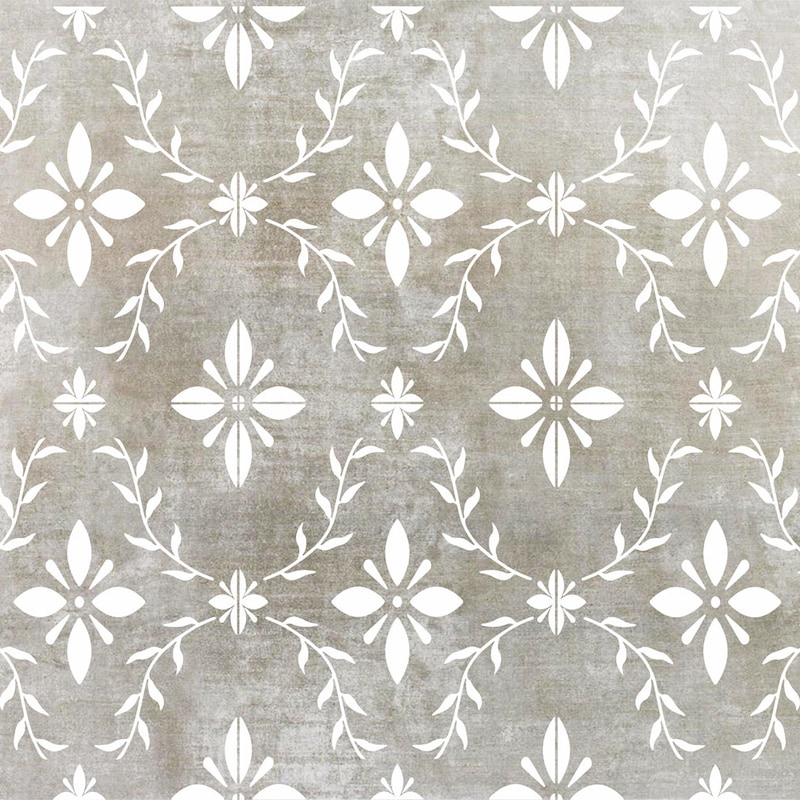 Cottage Stencil Tile - Etsy