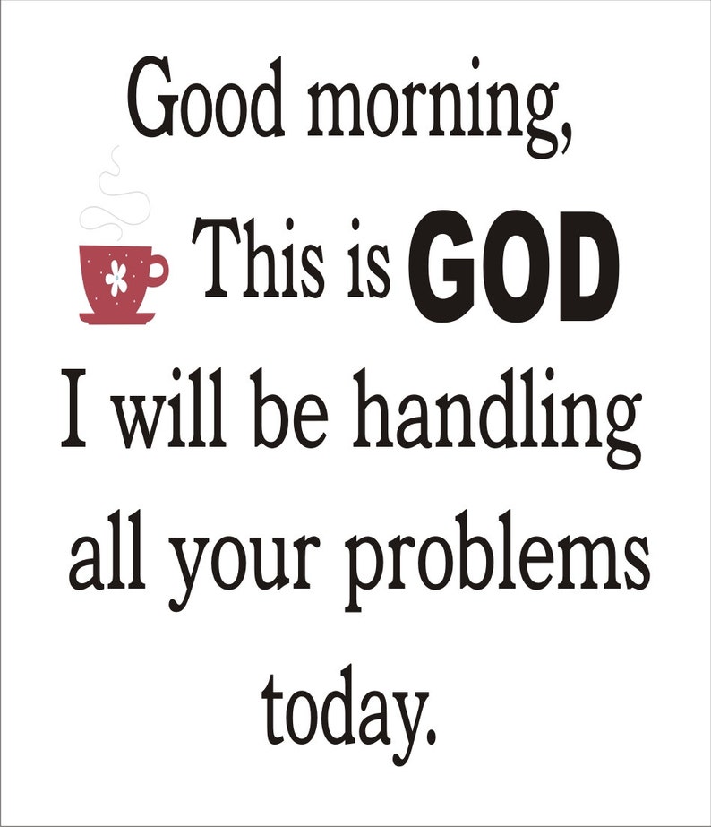 GOOD Morning This is GOD Stencil Kitchen Stencils Faith Stencils ...