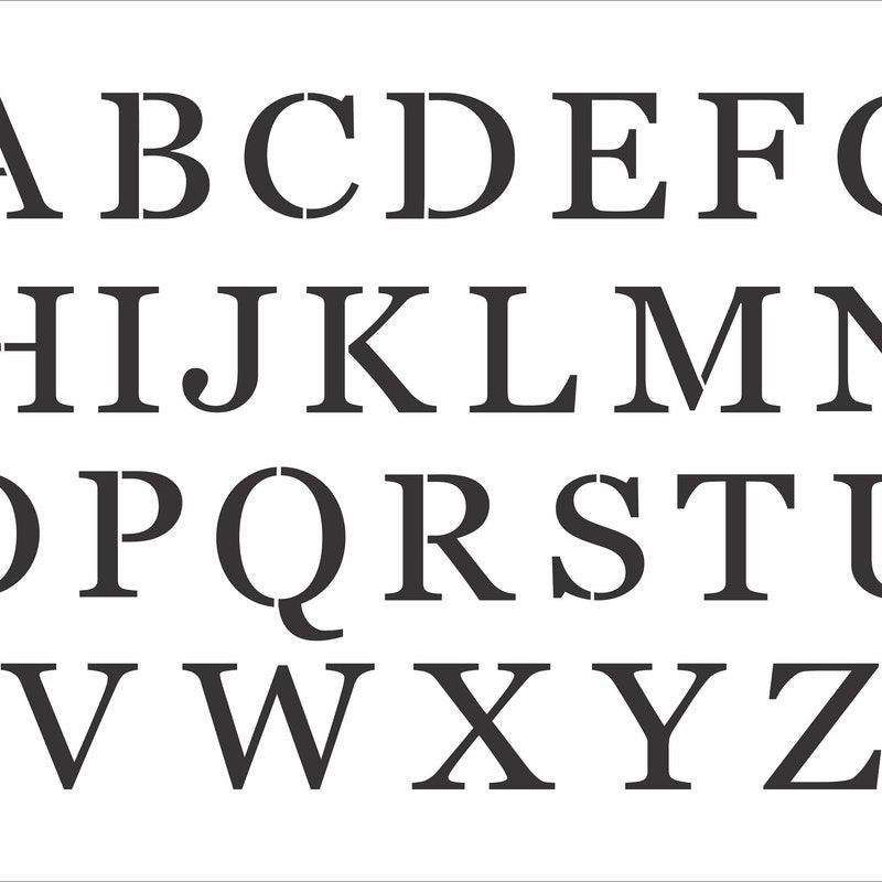 Letter Stencils - Etsy