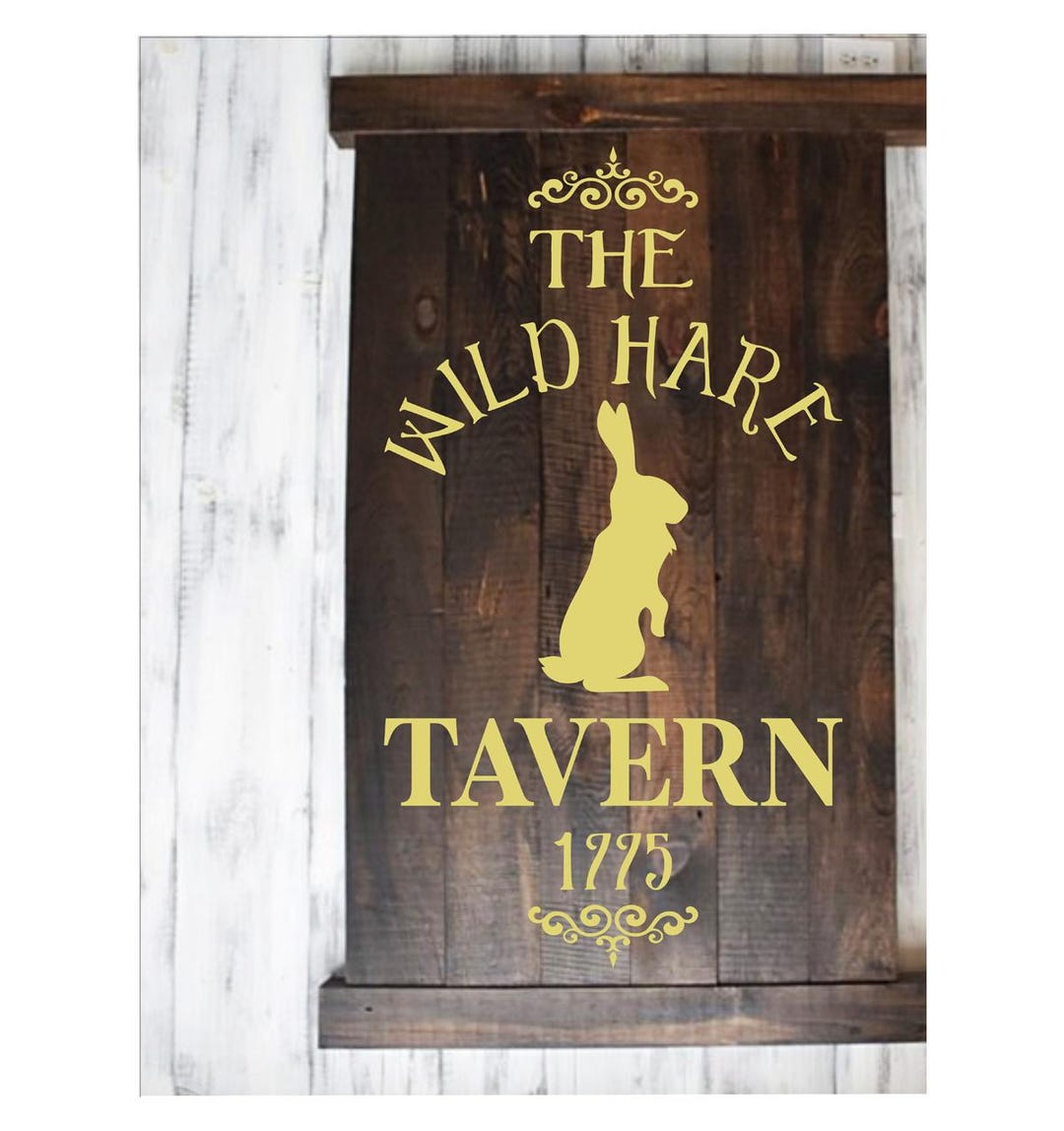 Tavern Sign Stencil, Tavern Stencil, Colonial Sign Stencil, INN Stencil ...