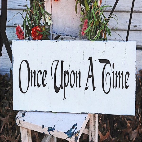 Once Upon a Time Sign - Etsy