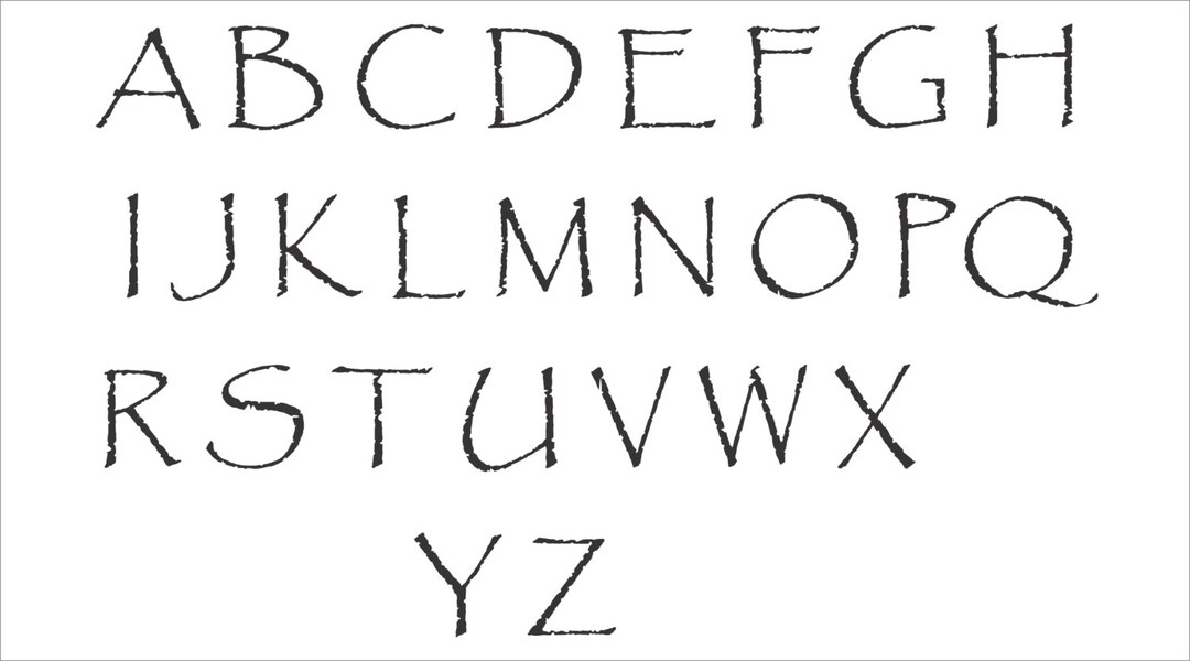 Alphabet Stencil - Custom Stencils - Letter Stencils - Create Custom ...