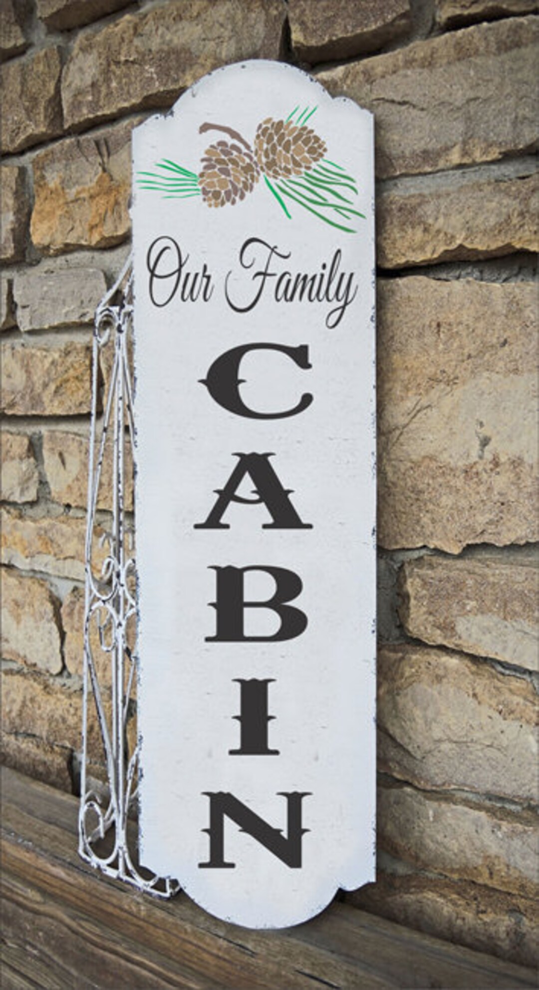 Our Family CABIN - Cabin Stencils - Lake Stencils - Home Stencils ...
