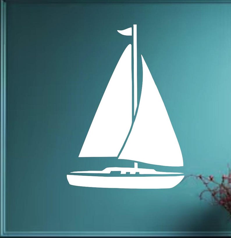 SAILBOAT Stencil | Beach Stencil | Ocean Stencil | Nautical Stencils ...