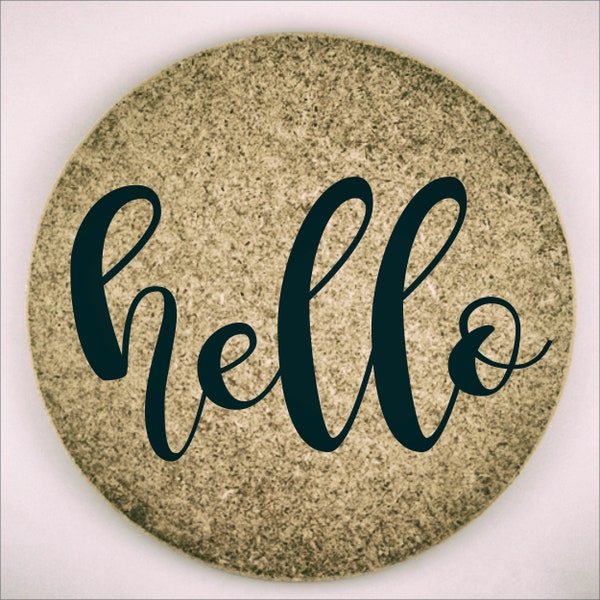 Hello Stencil - Etsy
