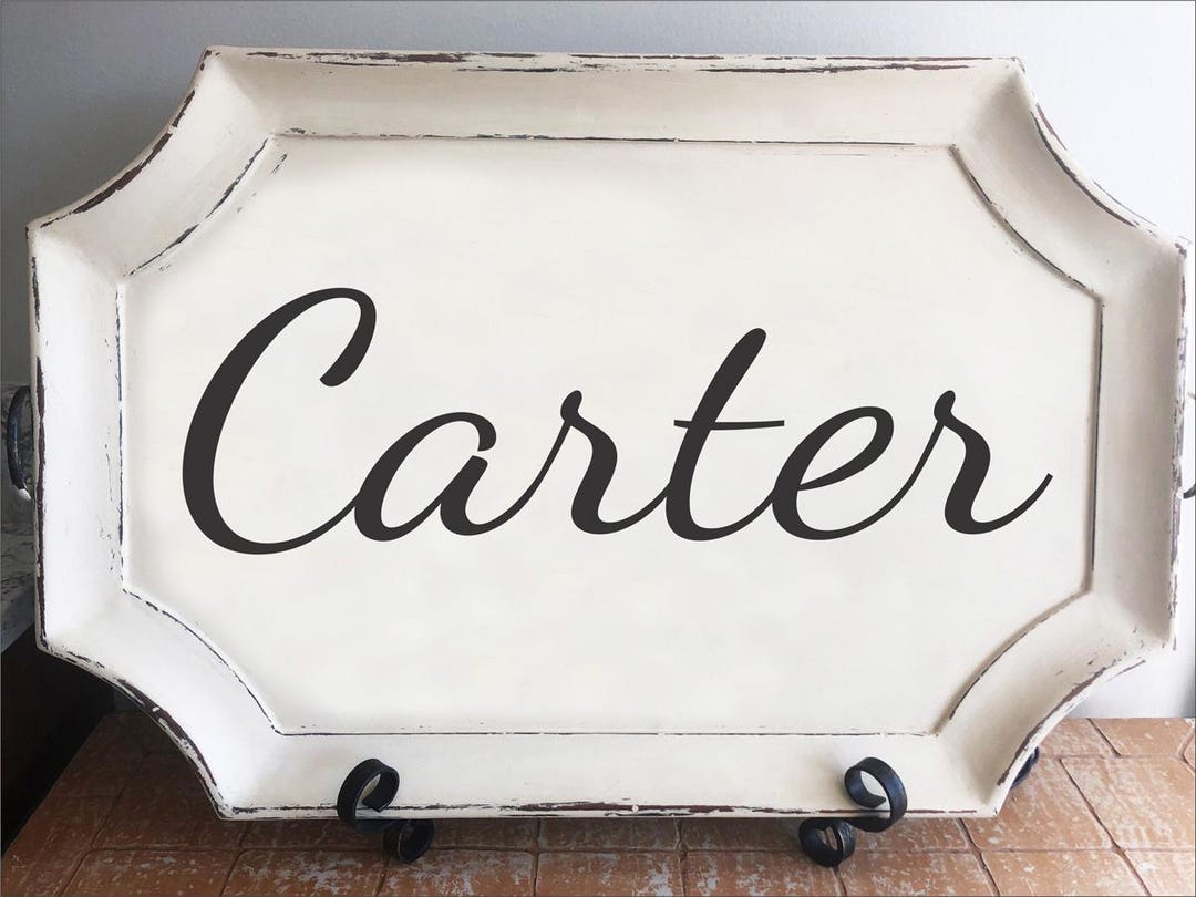 Custom Family Name Stencil | Custom Name Stencil | Personalized Name ...