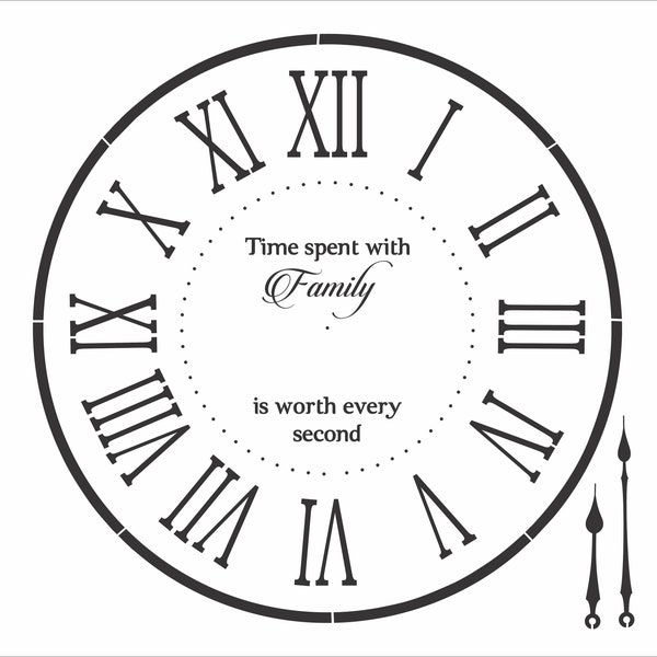 Clock Stencils - Etsy