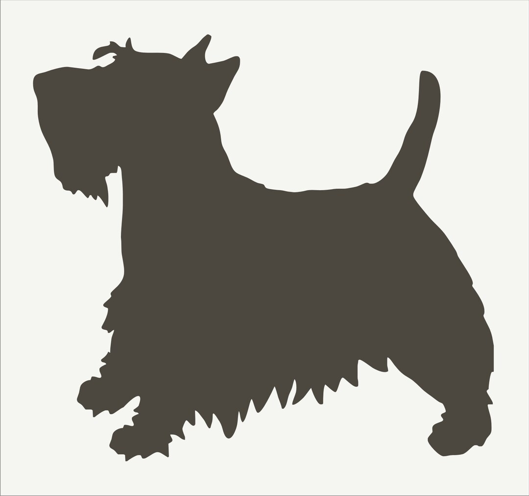 Scottish Terrier Stencil - Dog Stencil - Terrier Stencils - Terrier ...