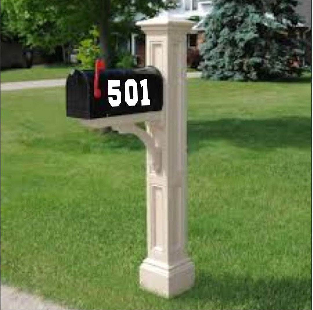 Custom Numbers - Mailbox Stencil - House Numbers - Sports Numbers ...