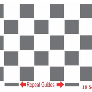 Checkerboard Wall Stencil - Tile Stencil - DIY Floor Painting - Checker ...