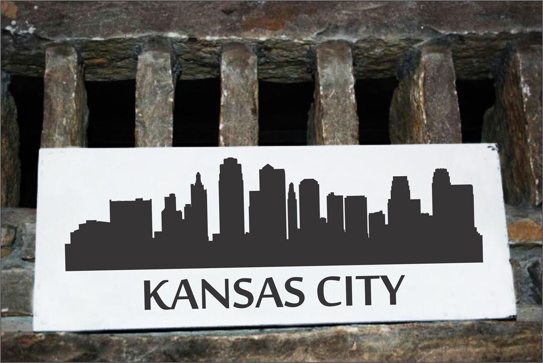 Kansas City Skyline Stencil - Stencil to Paint KC Skyline - Silhouette ...
